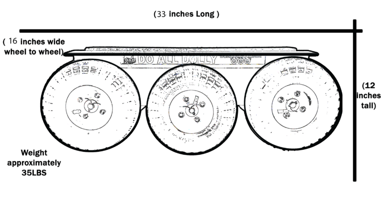 Specs - Durable Aluminum And Stainless Steel - Do All Dolly